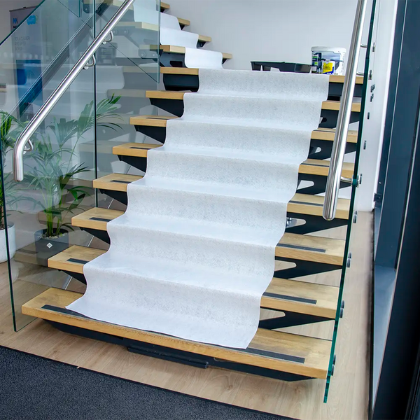 Premium Self-Adhesive Fleece Floor Protection, Fire-Retardant 1 x 25m ...